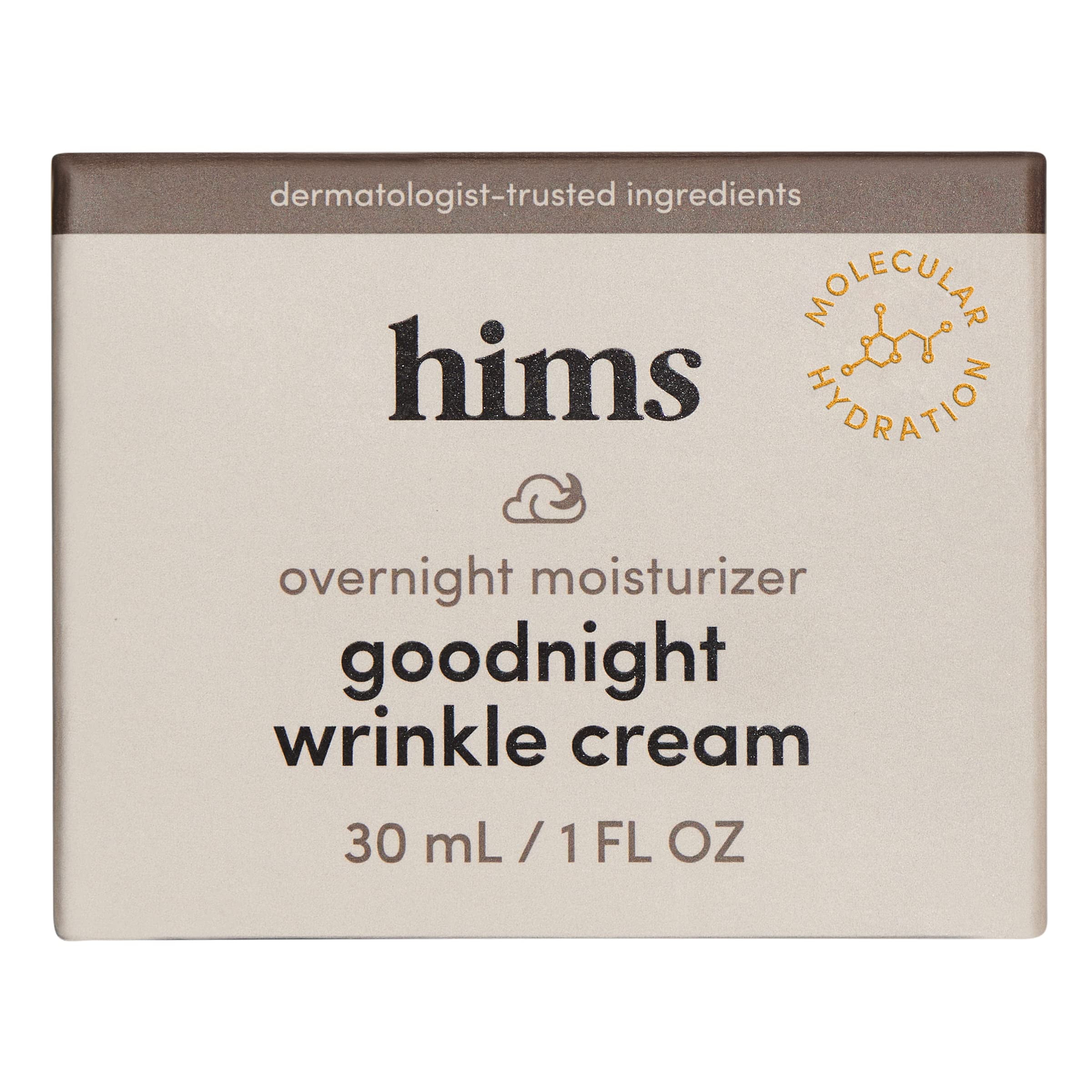hims goodnight wrinkle cream for men - fine lines, puffiness, dark eye ...