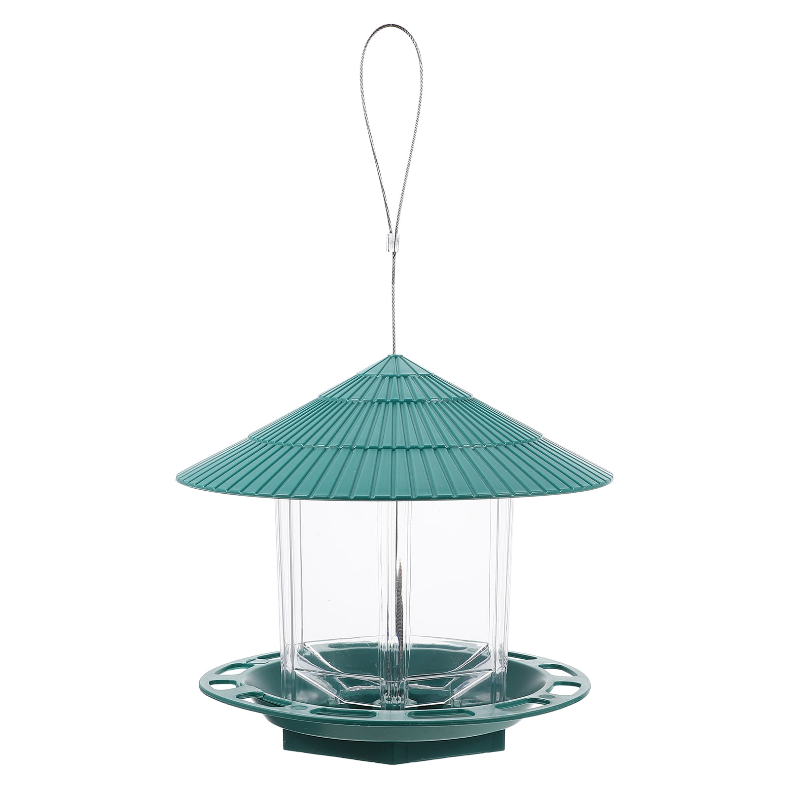 Hims Hanging Bird Automatic Feeder Plastic Bird Food Container ...