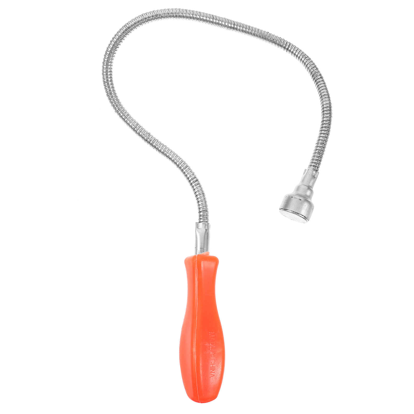 Hims Magnetic Pickup Tool Garage Tool Repair Orange Plastic Handle ...