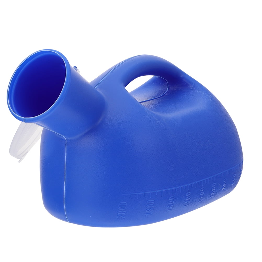 Hims Portable Urinal Bottle 2000ml Spill Proof Urine Jar Plastic Urinal ...