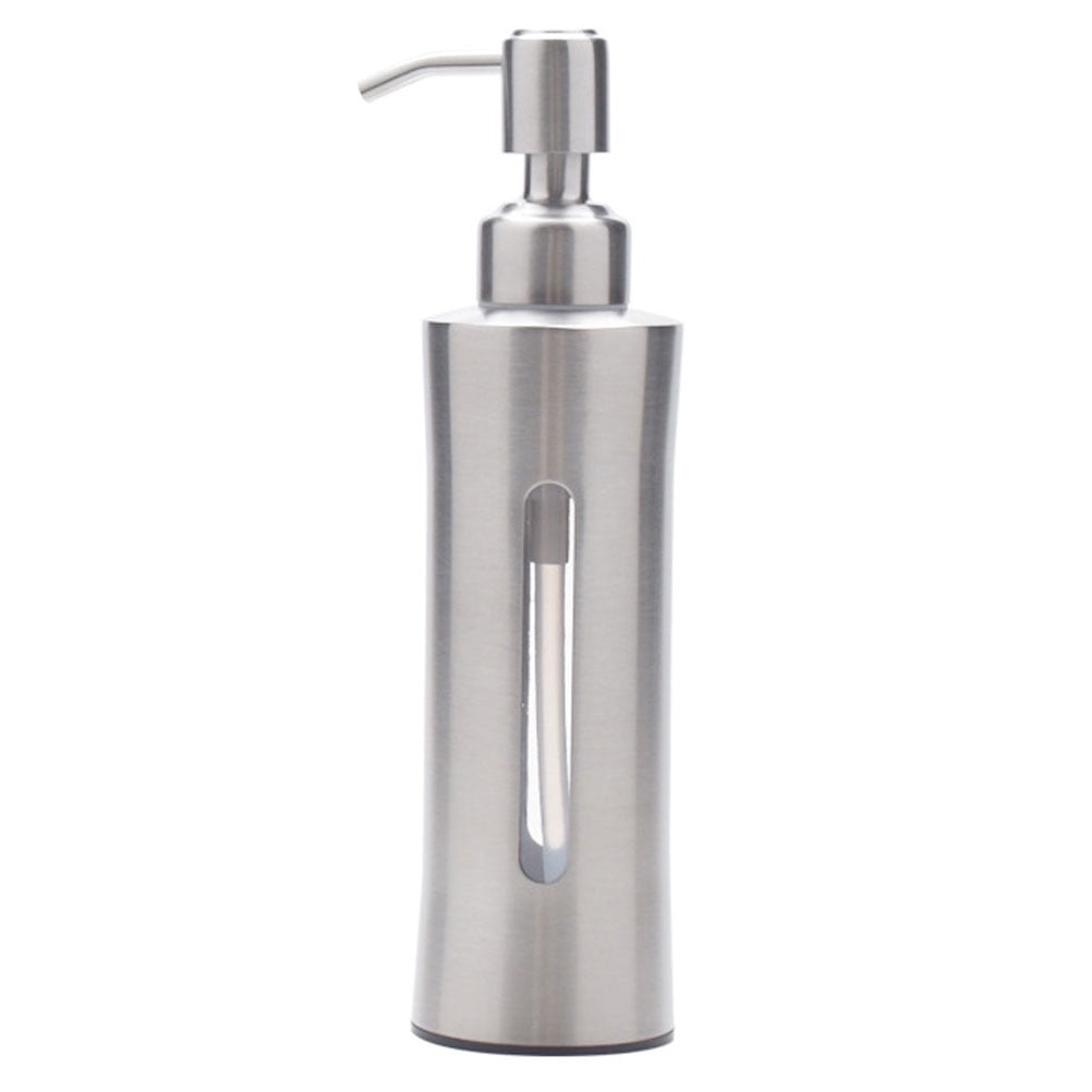 WEAVILUX Stainless Steel Lotion Dispenser with Flexible Rotation Design ...