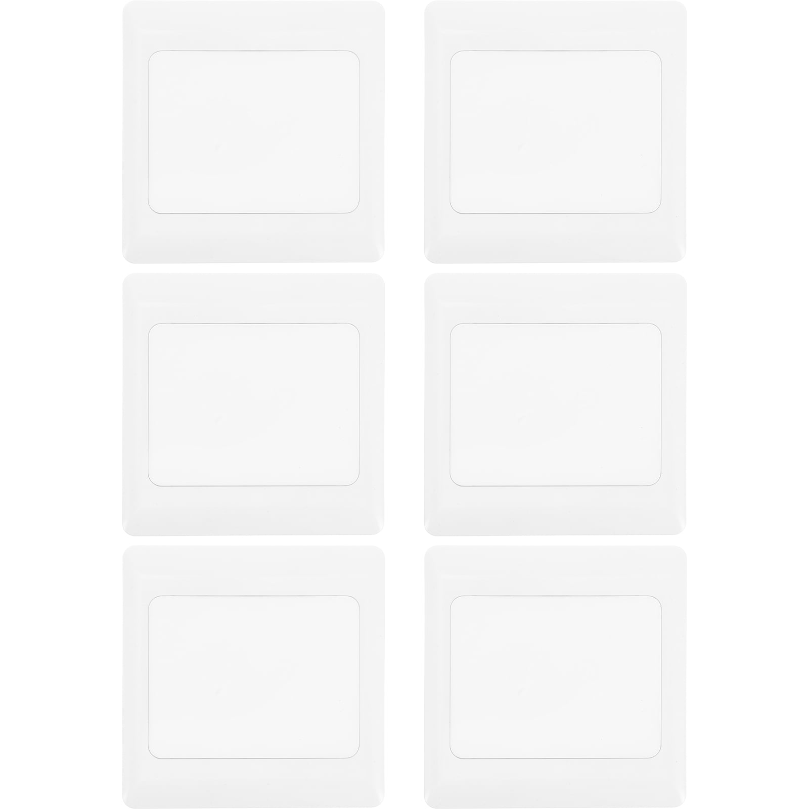 Himselfivity 6 Pcs Type 86 Whiteboard Outlet Plug Covers Wall Panel ...