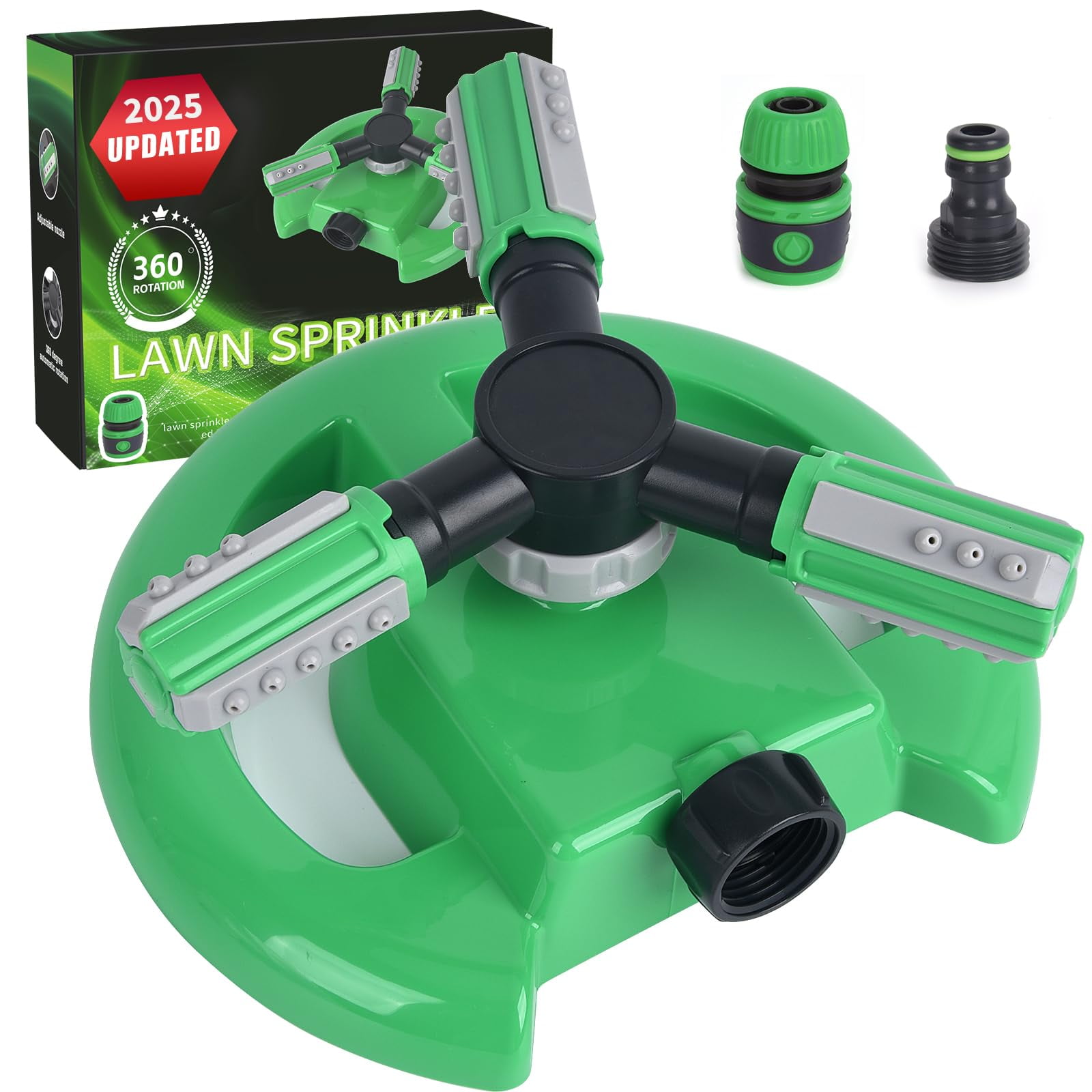 Hinastar Lawn Sprinkler, Automatic OIF8 Garden Irrigation System ...