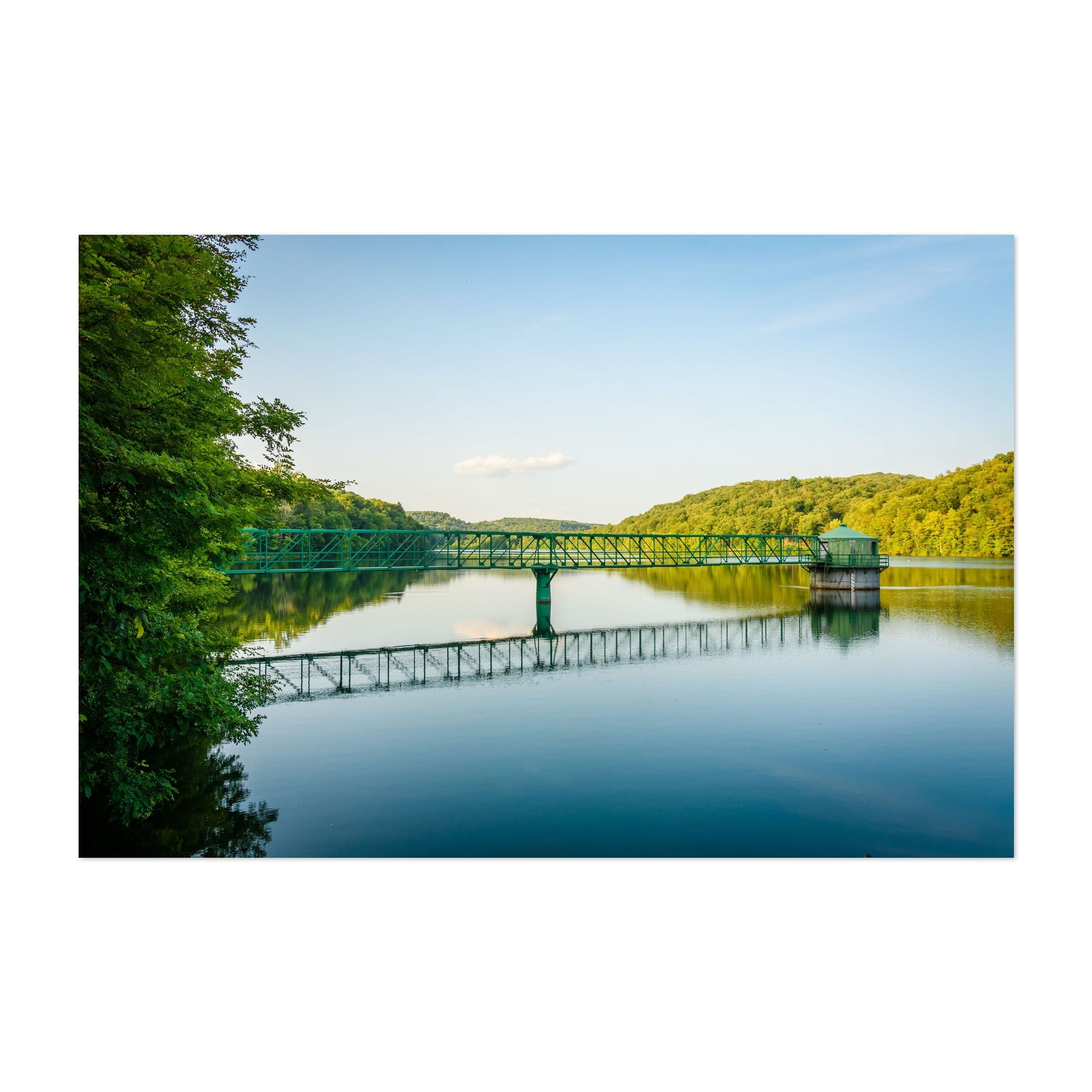 Hinckston Run Reservoir 01 - Pennsylvania Photography Unframed Wall Art ...