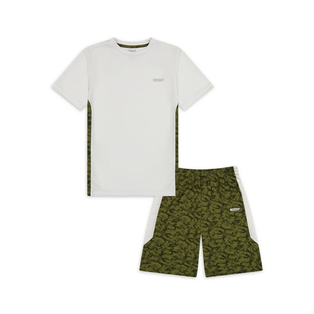 Hind Boys Activewear 2 Piece Tee and Short Set, Sizes 4-12 - Walmart.com