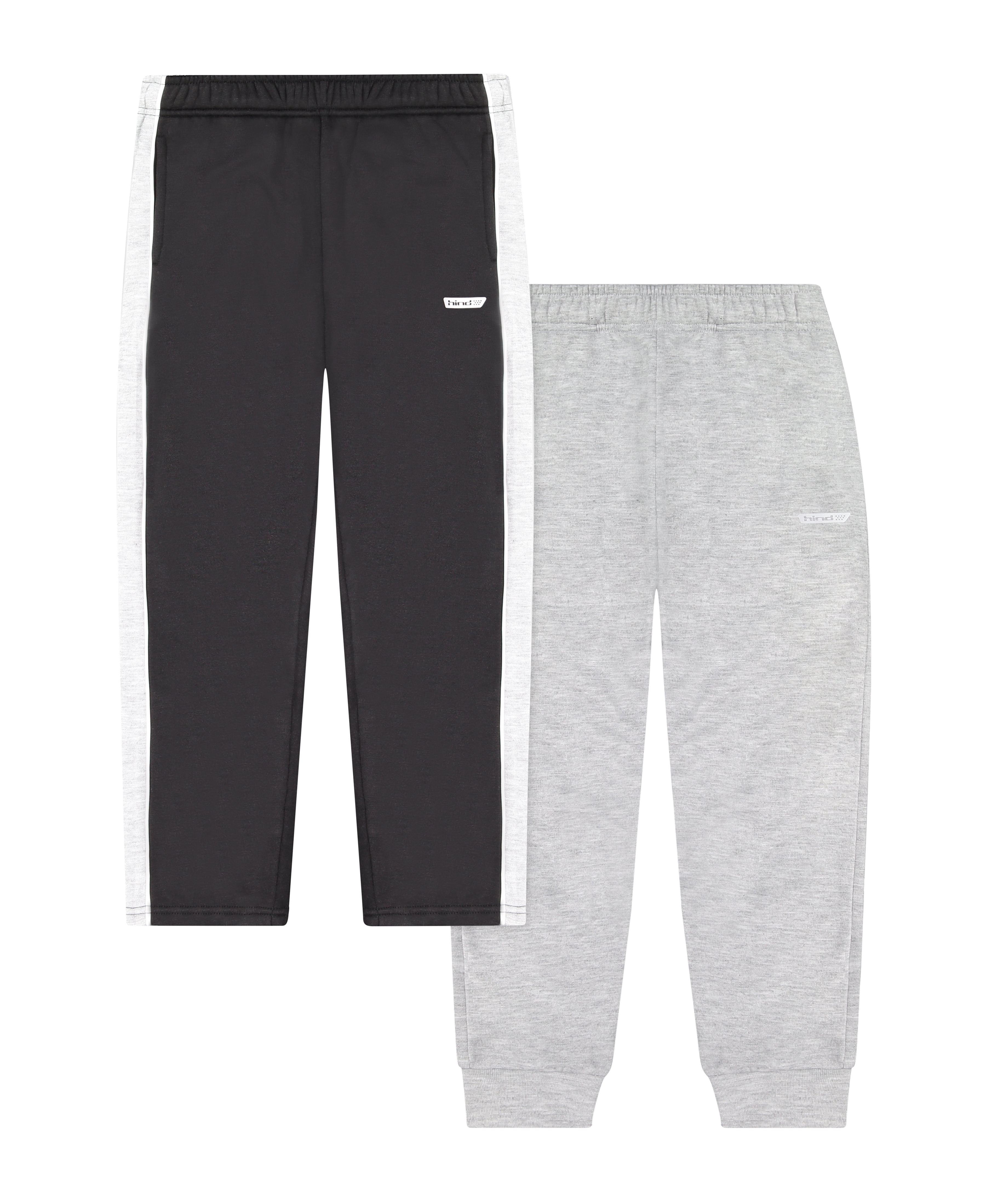 Hind Boys Fleece Jogger Pants, 2-Pack, Sizes 4-16 - Walmart.com