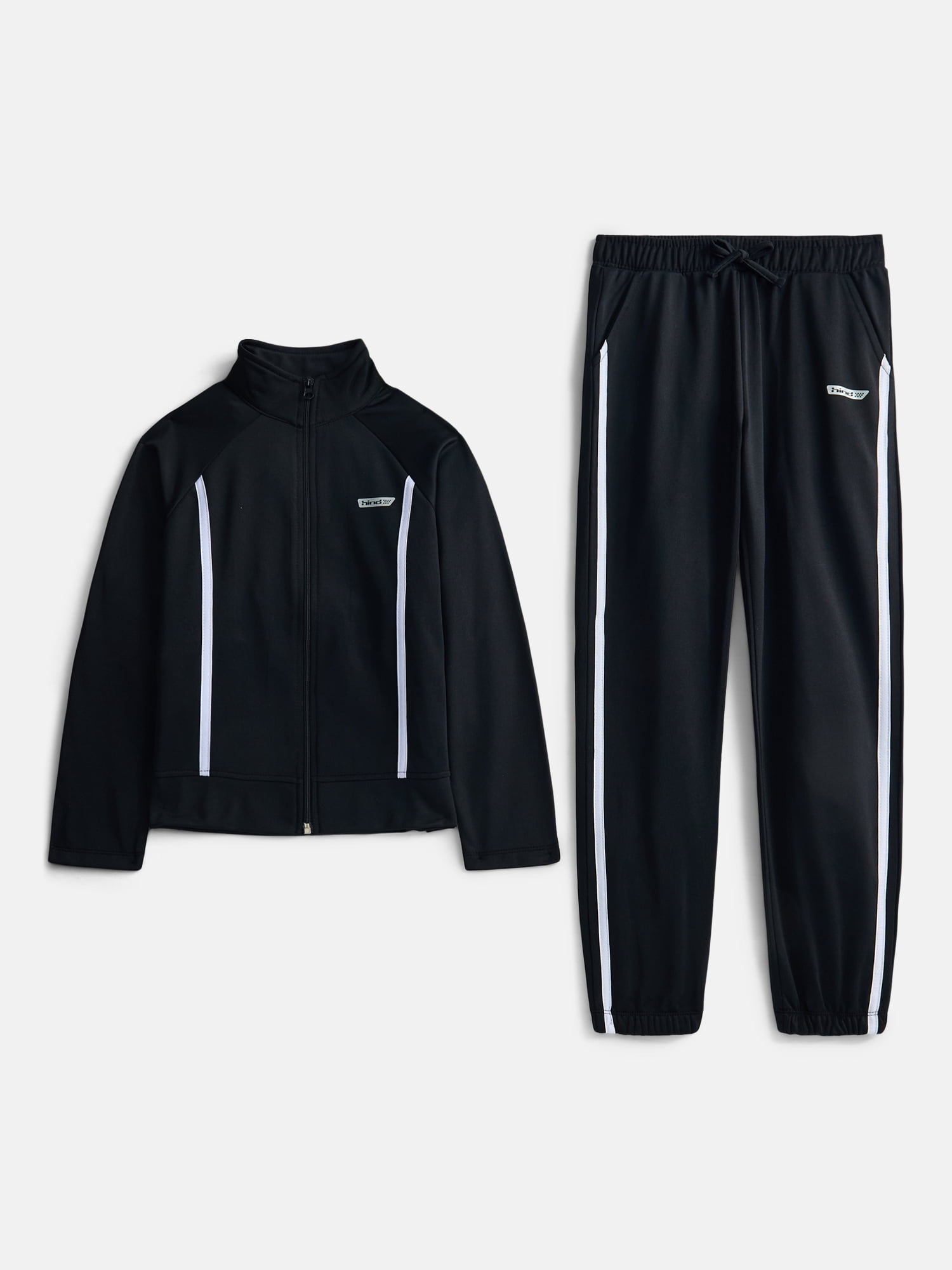 Hind Girls Athletic Performance Jacket and Open Botton Pants, 2 Piece ...