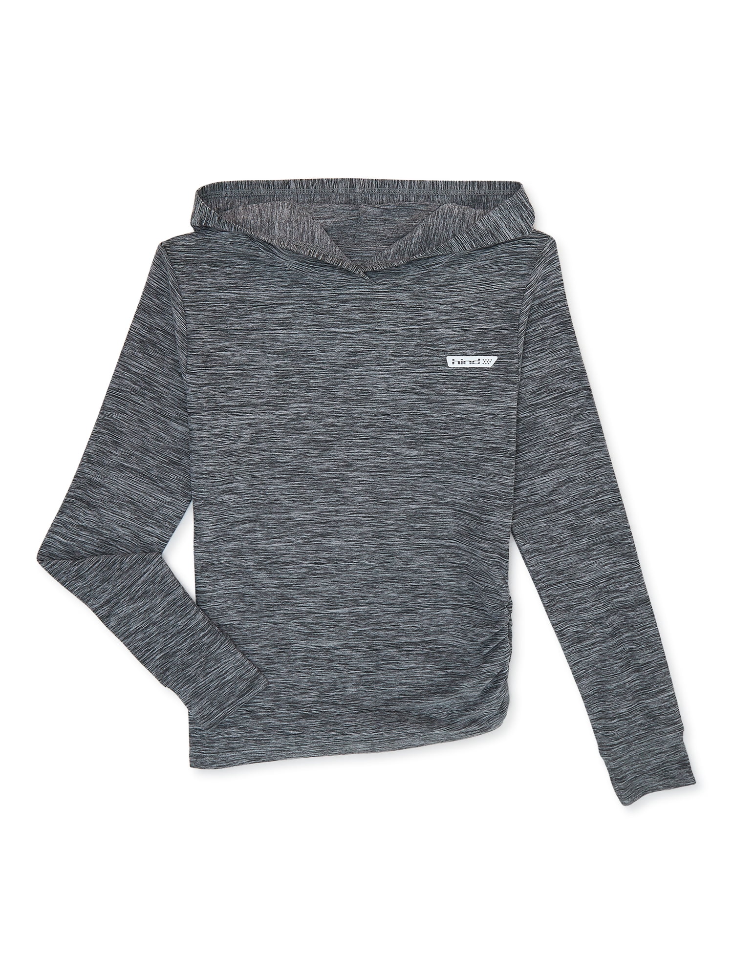 Hind Girls Activewear Side Cinch Hoodie with Long Sleeve, Sizes 7-16 ...