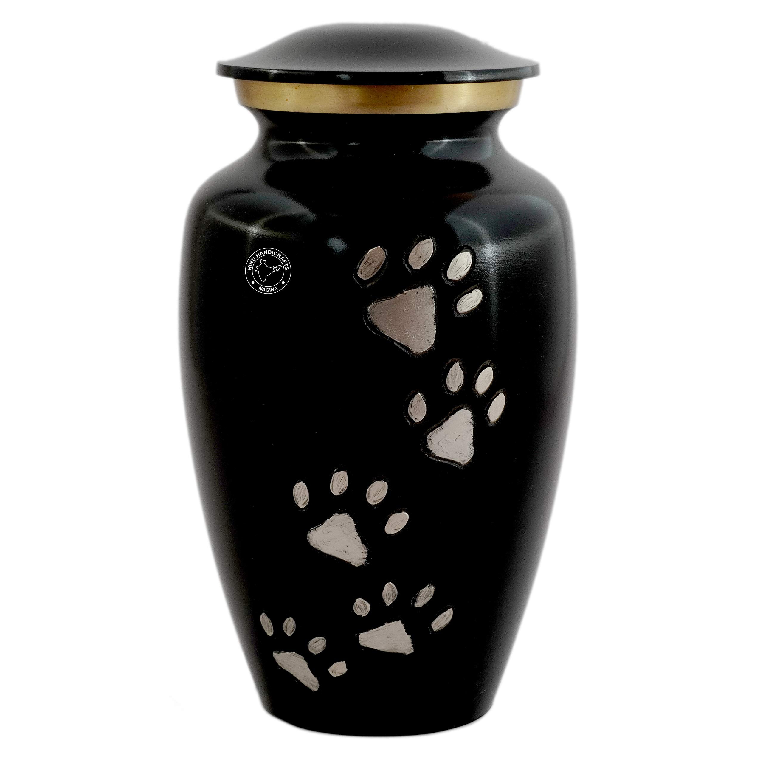 Hind Handicrafts Brass Pet Memorial Cremation Urns for Dogs and Cats ...