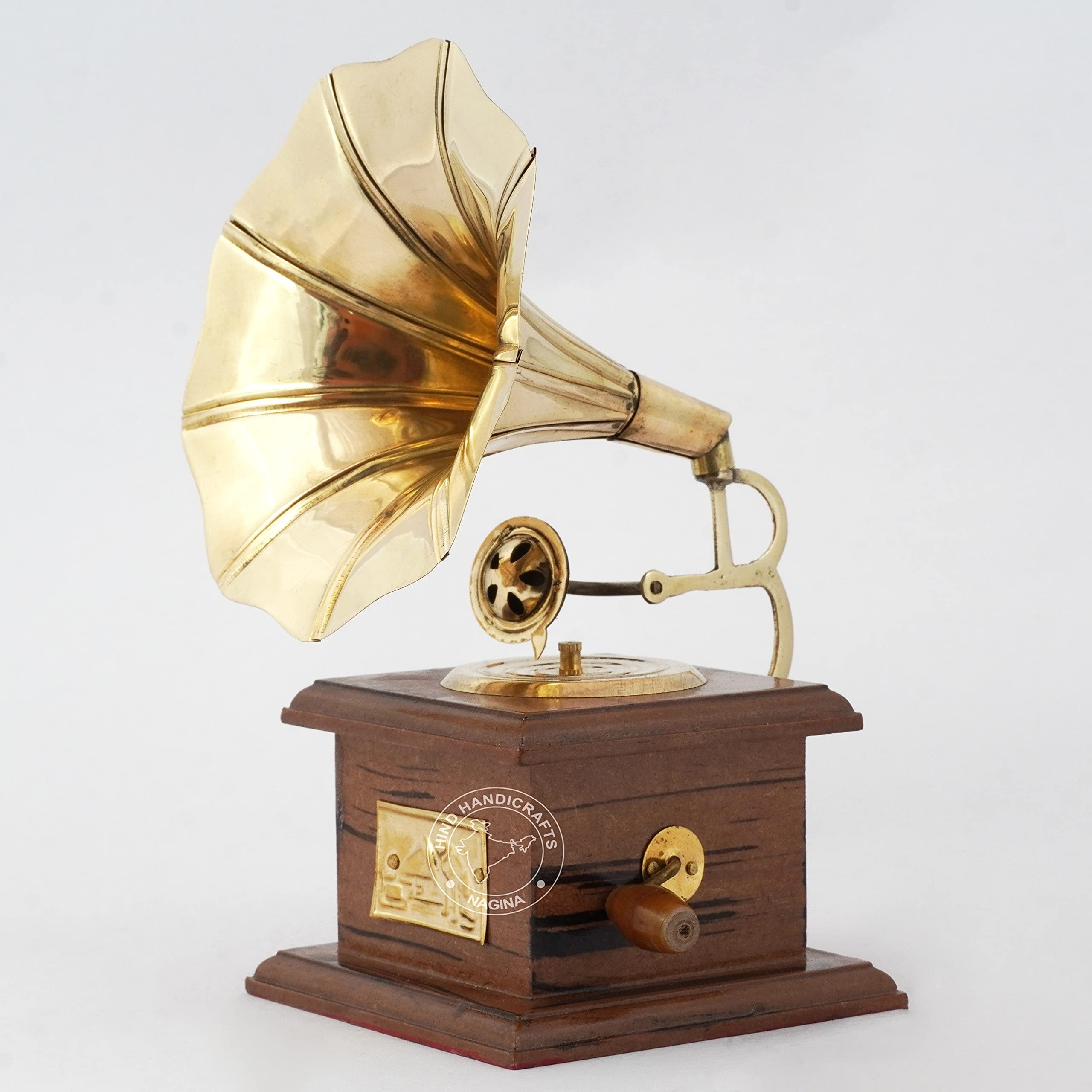 Hind Handicrafts Handmade Vintage Dummy Gramophone for Table Home Decor ...