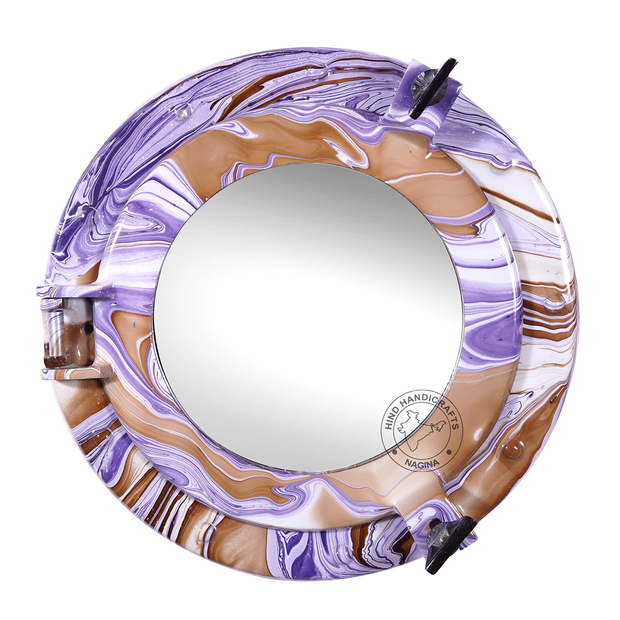 Hind Handicrafts Wall Mounted Vintage Nautical Ship Porthole Mirror for ...