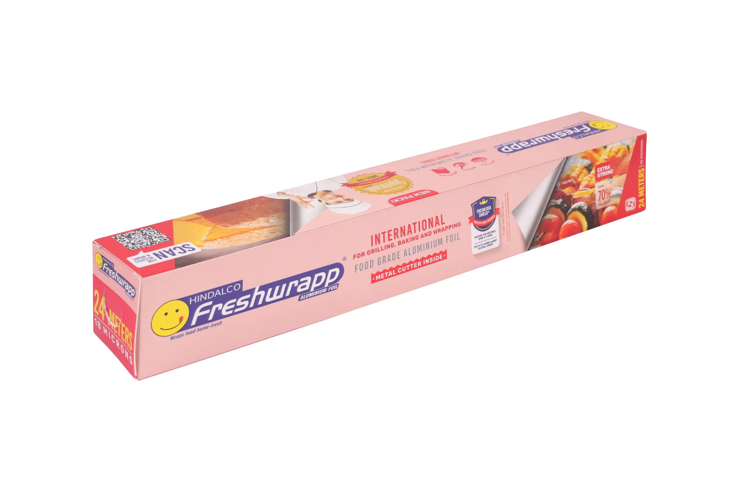 Hindalco Freshwrapp International Aluminium Foil 24 Meters, 18 Microns ...