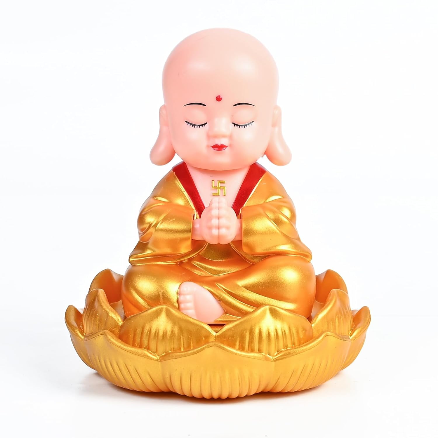 Hindcraft Buddha Idols for Home Decor SolarPowered Namaste Buddha ...