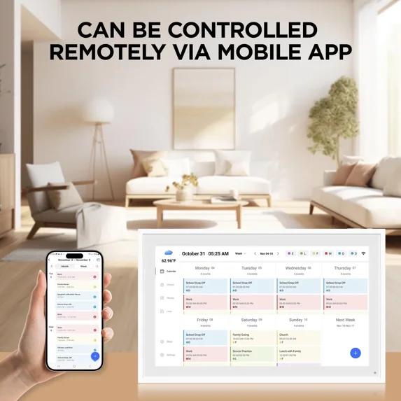 Hindetel digital Family Shared Calendar The Digital Wall Calendar Touch ...