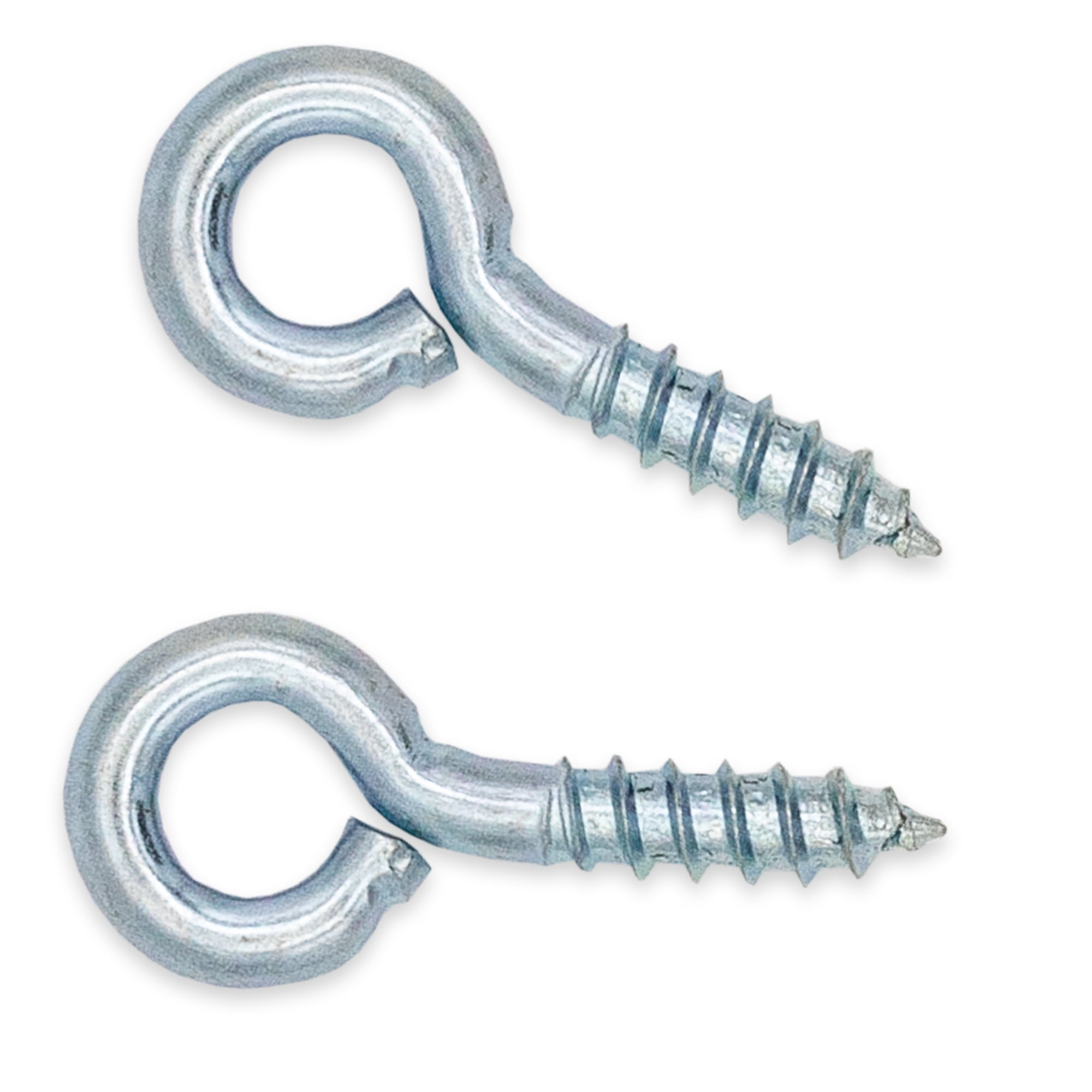 Hindley 100 Count 1-5/8" Zinc Plated Screw Eyes Large Eye Sold in packs ...