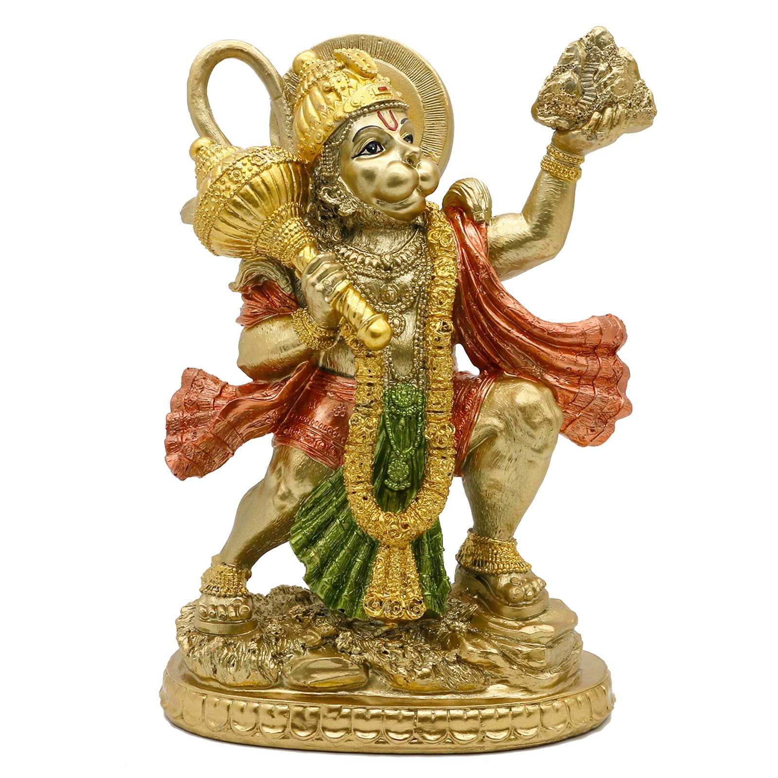 Hindu God Lord Flying-Hanuman Statue - India Idol Murti Pooja Sculpture ...