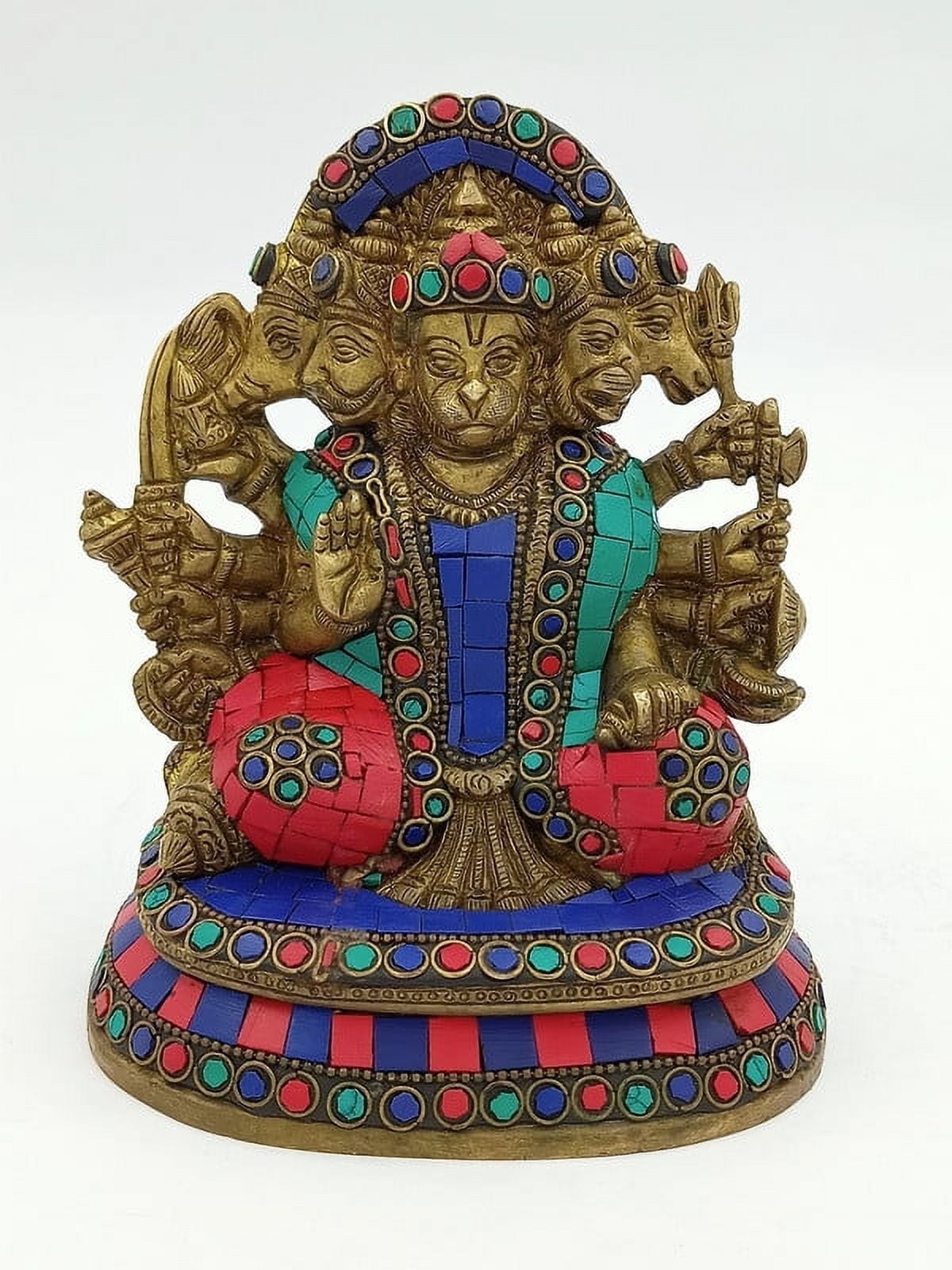 Arihant Craft® Hindu God Panchmukhi Hanuman Idol Mahavir statue ...