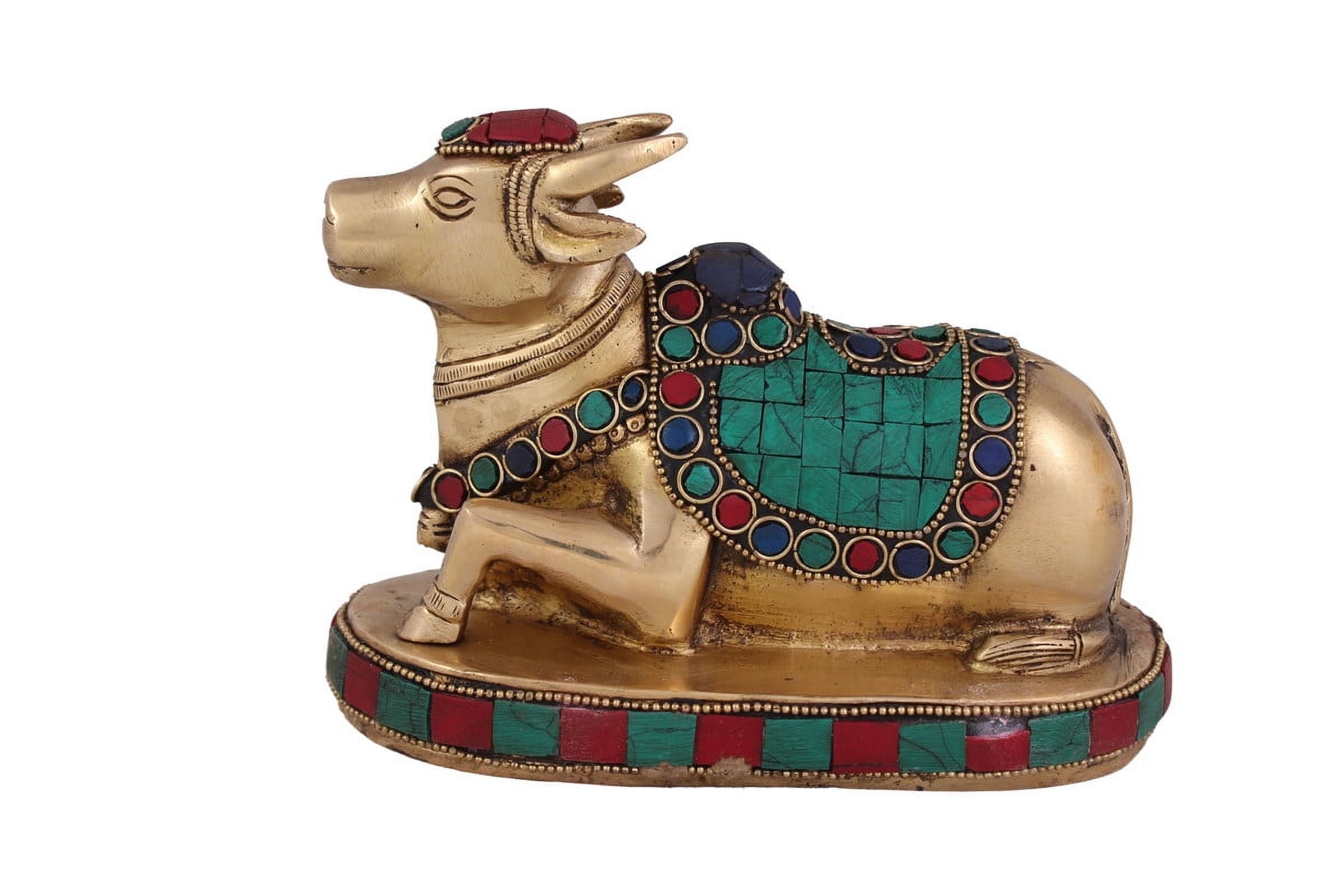 Arihant Craft® Hindu God Shiva Vahan Nandi Idol Nandee Statue Mahadev ...