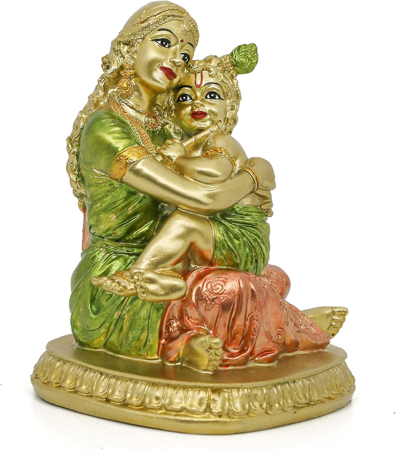 Hindu God Yasoda Krishna Statue - Indian Pooja Yashoda Baby Krishna ...