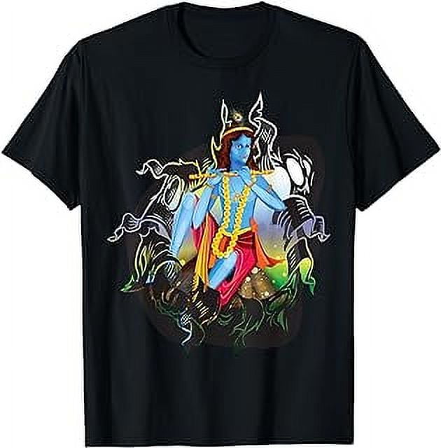 Hindu Shirts Hinduism Diwali Festival Gods | Lord Krishna T-Shirt ...