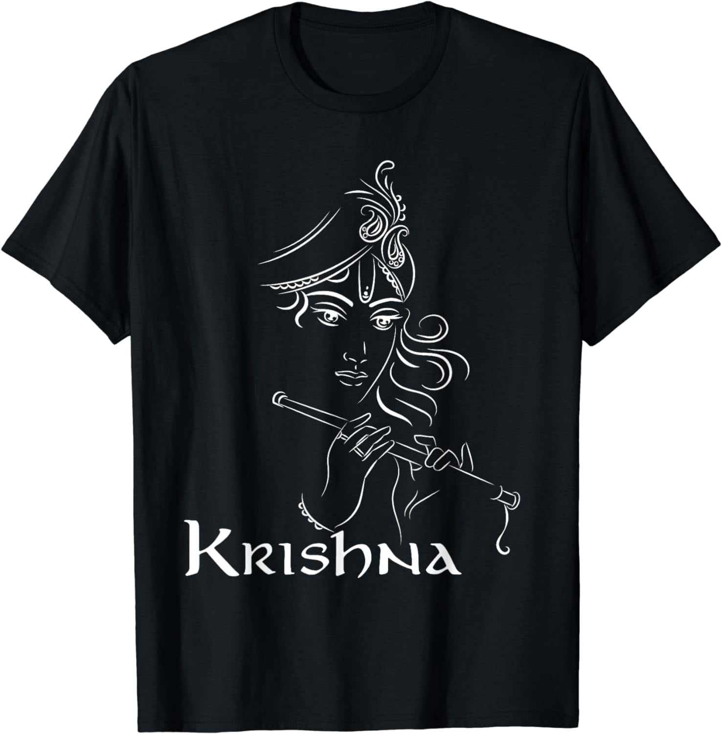 Hindu Shirts Hinduism Diwali Festival Gods Lord Krishna T-Shirt ...