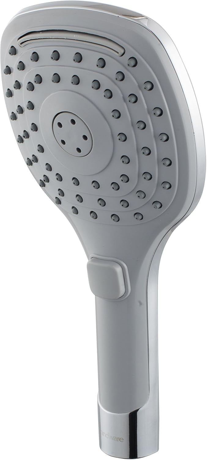 Hindware F160083CP 120mm ABS 3 Flow Hand Shower with Pressing Switch ...