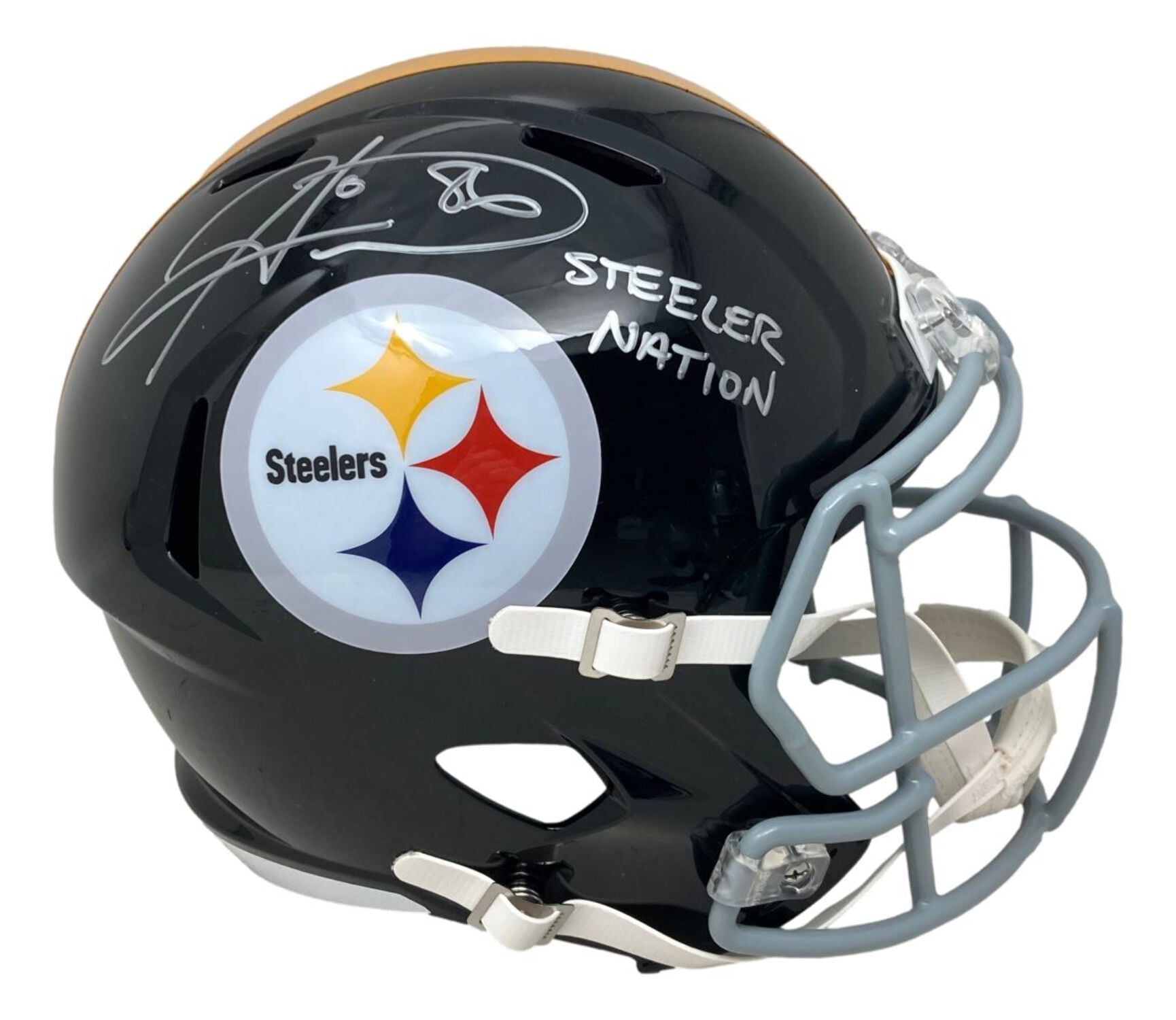 Hines Ward Signed Steelers Full Size Replica Speed Helmet Steeler ...