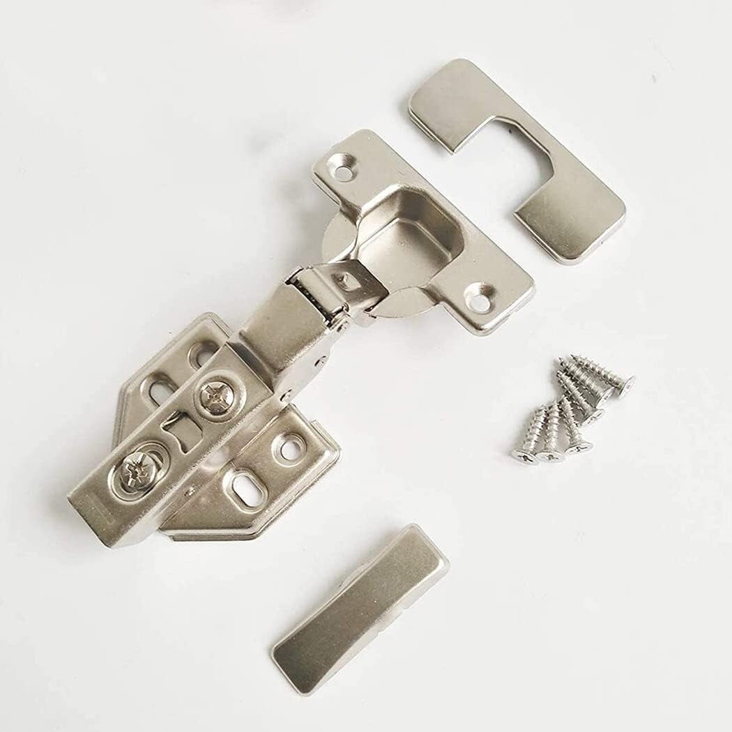 Hinge, 10Pcs Stainless Steel Hinge Soft Close Kitchen Cabinet Cupboard ...