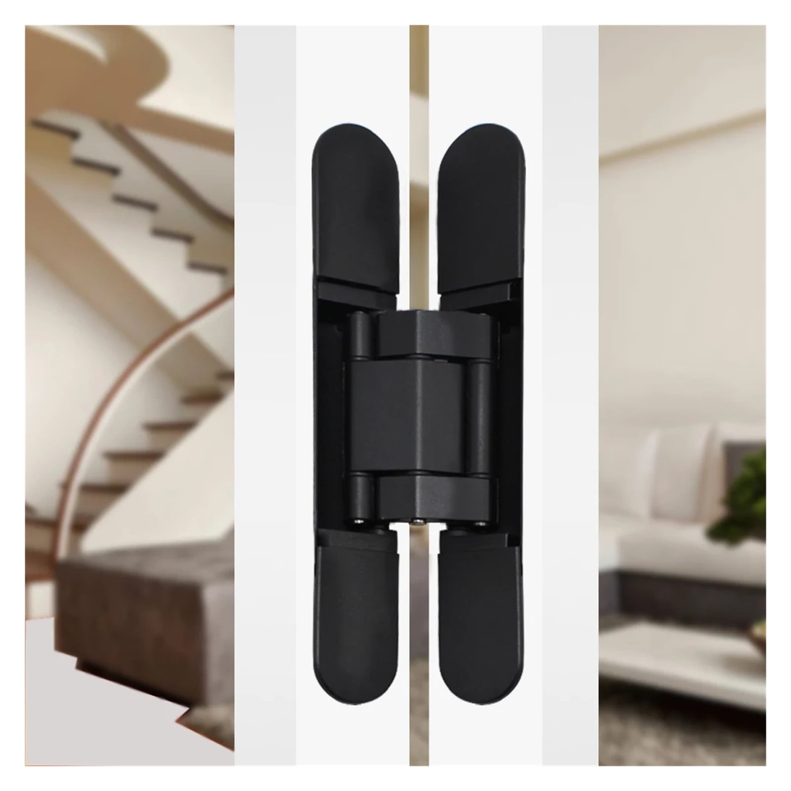 Hinge 1PCS Interior Wood Door Hidden Hinge 180 Degree 3D Adjustable ...