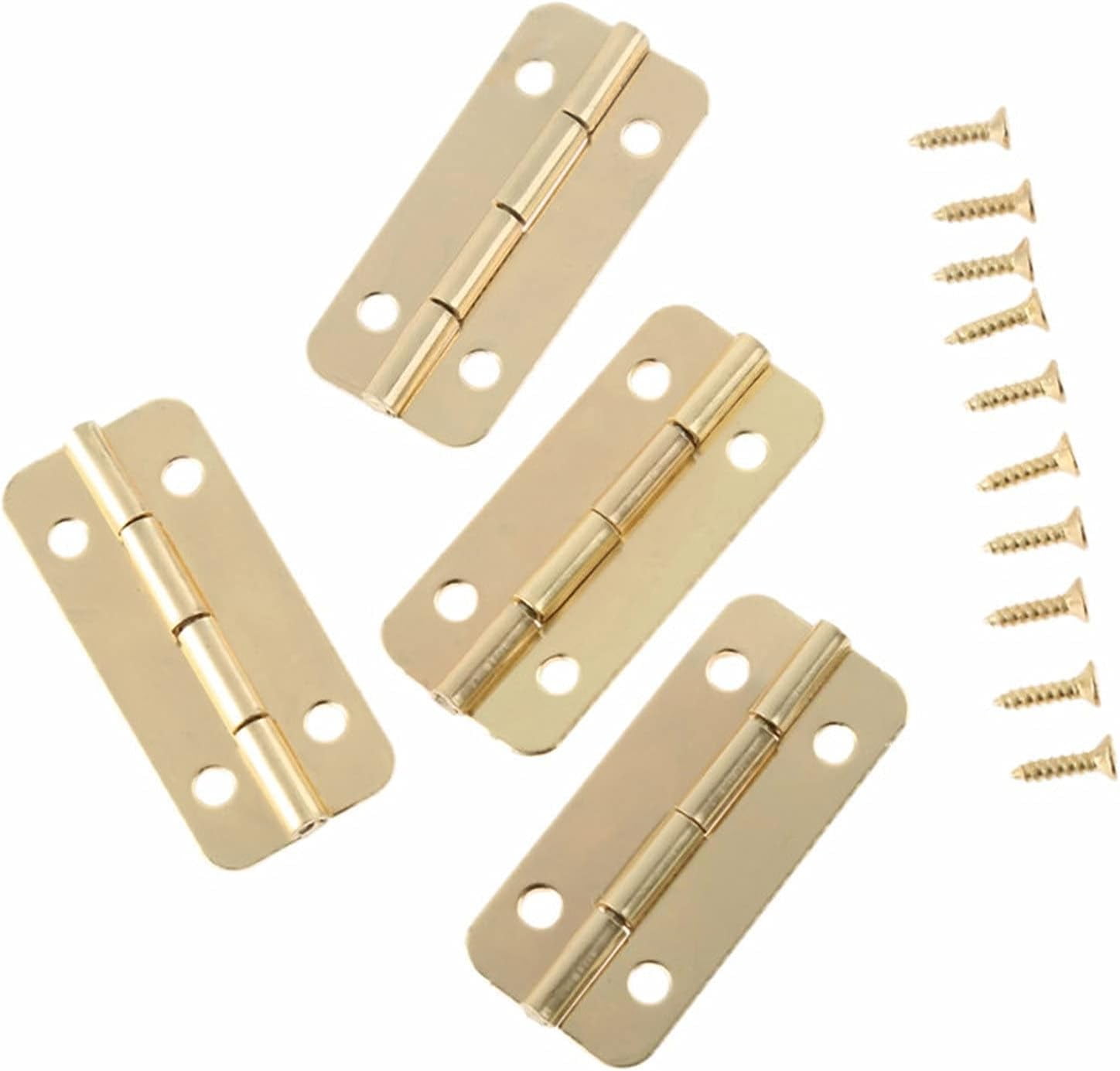 Hinge, 20pcs Gold Furniture for Box Door Butt Decorative Small Hinge ...