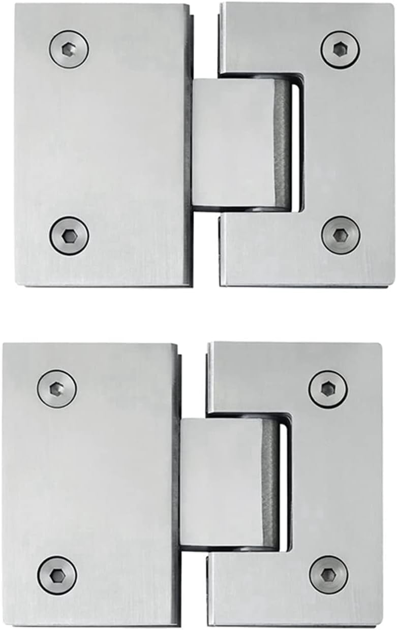 Hinge, 2Pcs Heavy Duty 180 Degree Glass Door Cupboard Showcase Cabinet ...