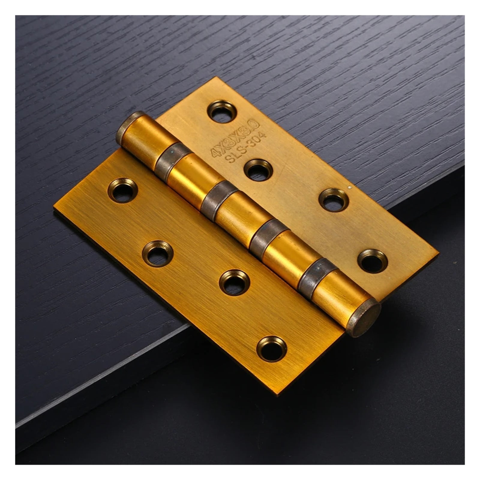 Hinge 2pcs Stainless Steel Flat Hinges 4 Inch 5 Inch Solid Wood Door ...