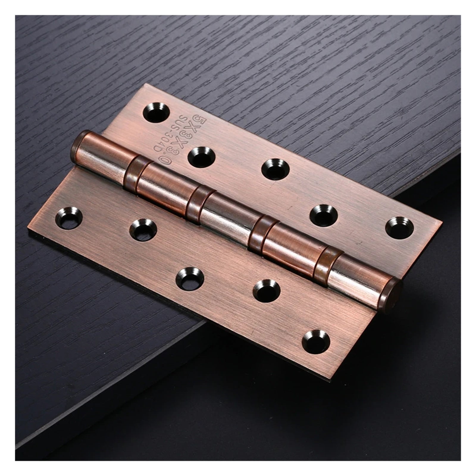 Hinge 2pcs Stainless Steel Flat Hinges 4 Inch 5 Inch Solid Wood Door ...