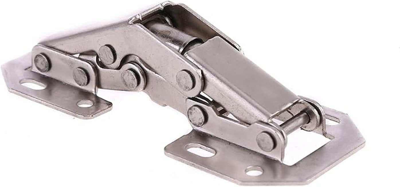 Hinge, 90 Degree 3" Cabinet No-Drilling Bridge Shaped Spring Door Hinge ...