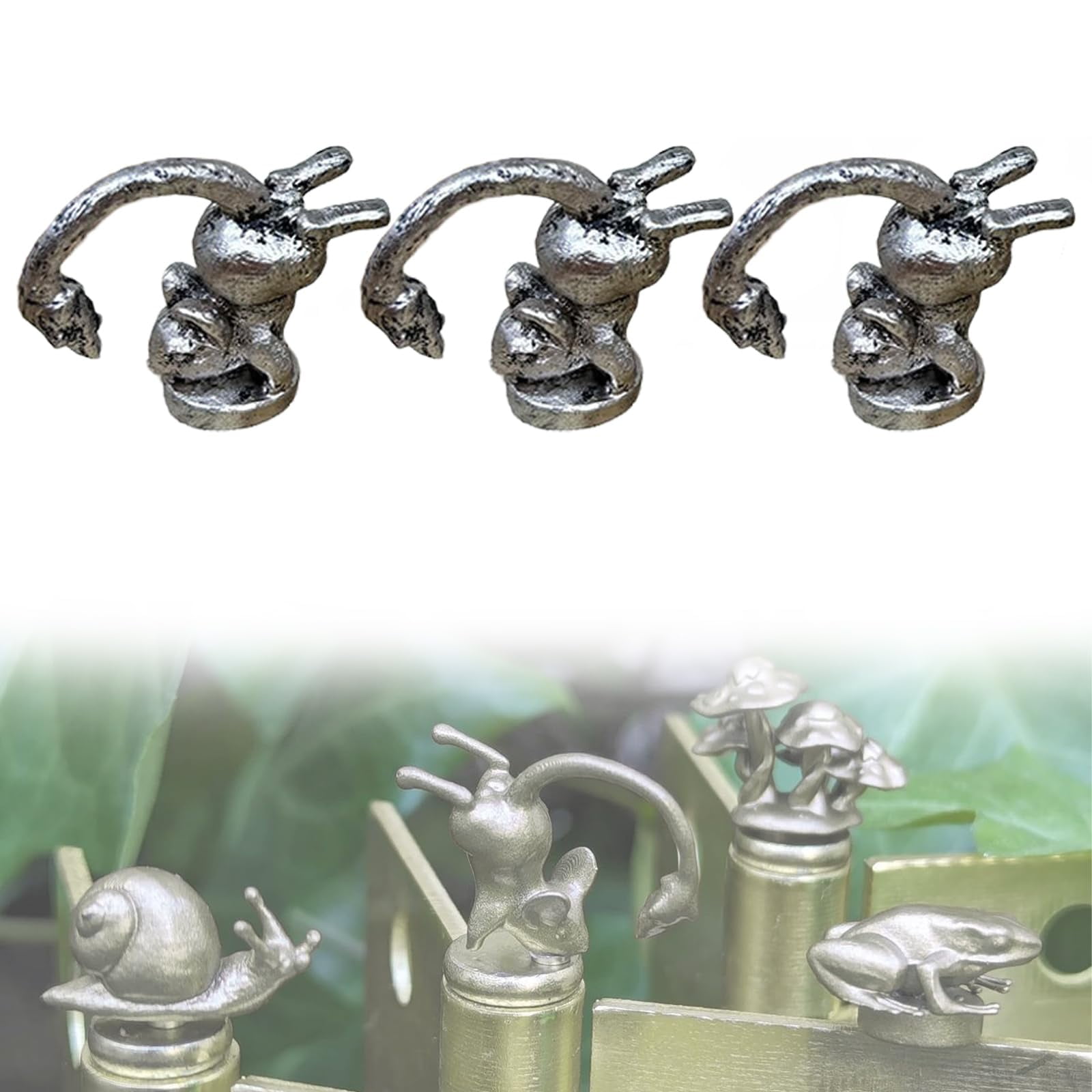 Hinge Head Home Decoration, Vintage Animal Door Hinge Heads Decorative ...