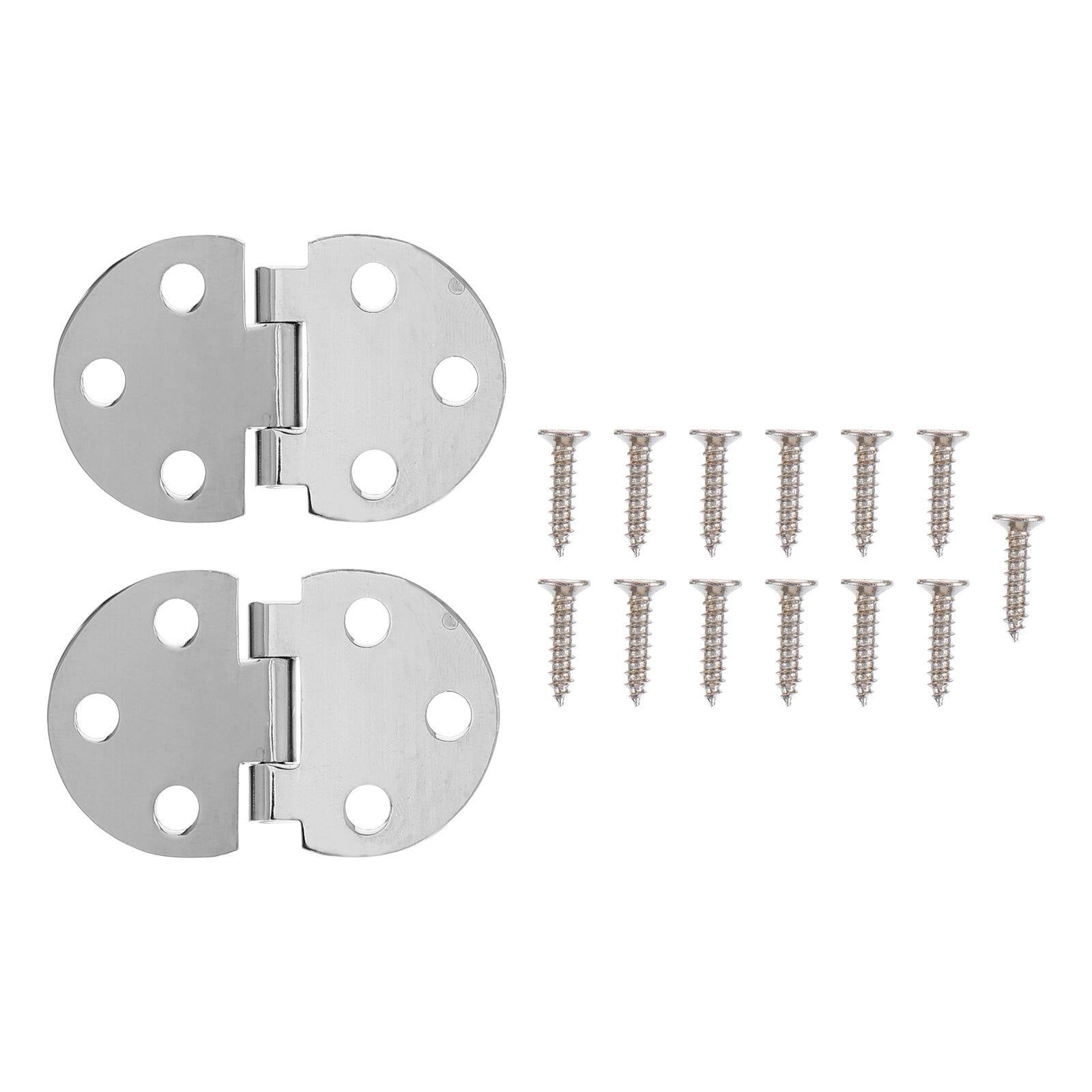 Mini Copper Hinges for Home Use Silver Color 180 Degree 2 Pcs ...