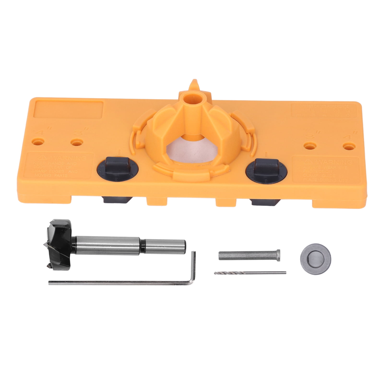Hinge Hole Saw Jig ABS Concealed Hinge Drilling Guide Locator ...