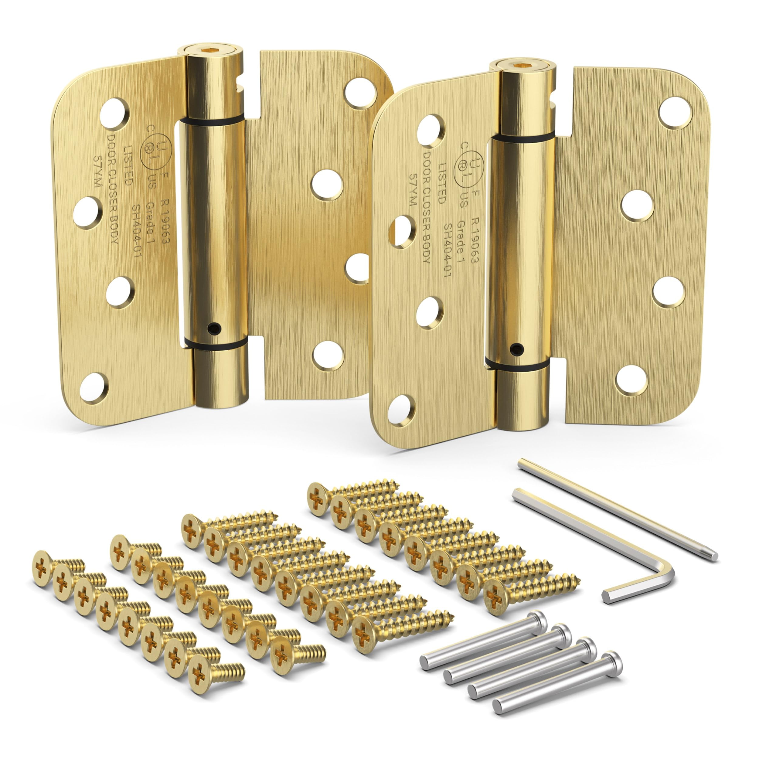 Hinge Mortise Spring - Brass - Walmart.com