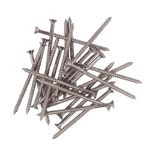Hinge Outlet Satin Nickel Wood Screws 9 X 2 1/4 Inch for Residential ...
