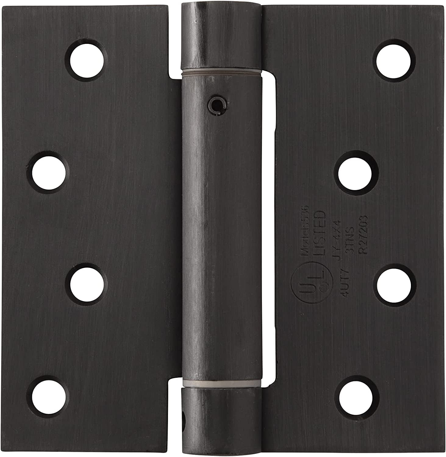 Hinge Outlet Self Closing Spring Hinge - 4 Inches Square - Oil Rubbed ...