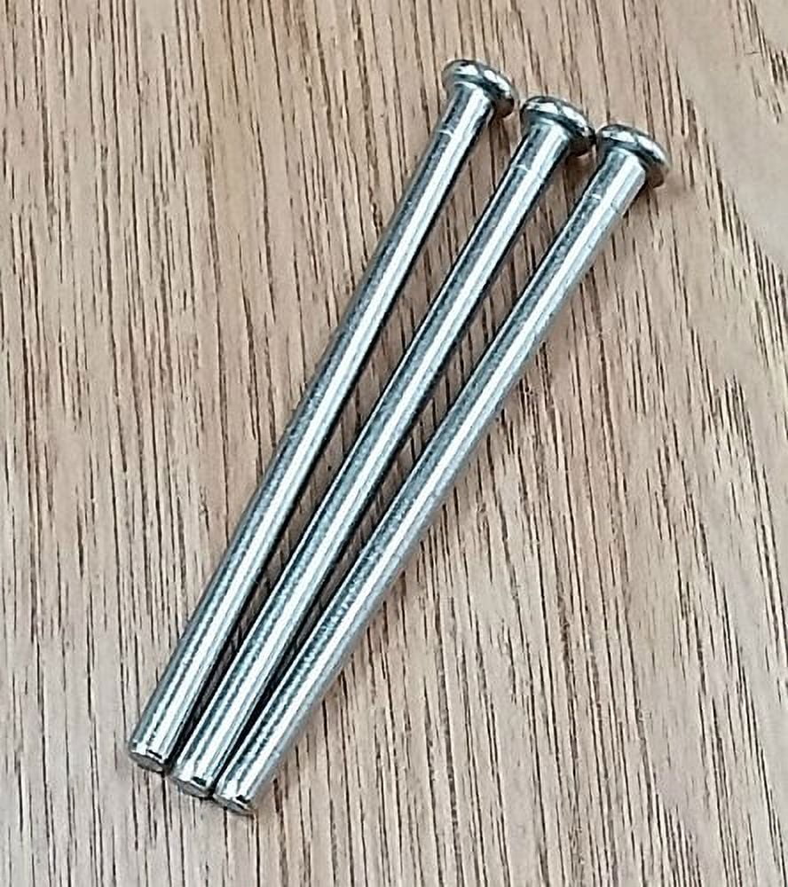 Hinge Pins for Doors - 4 inches - Satin Nickel - 3 Pack - Walmart.com