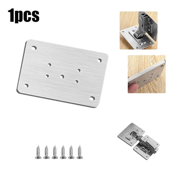 Hinge Repair Plate for Cabinet Furniture Drawer Stainless Steel Table ...