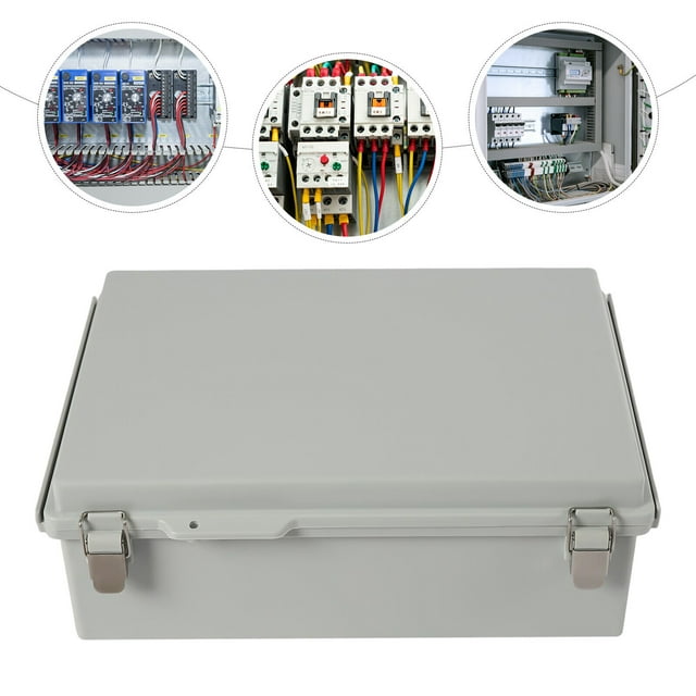 Hinged Cover Stainless Steel Latch Junction Box with Mounting Plate 15 ...