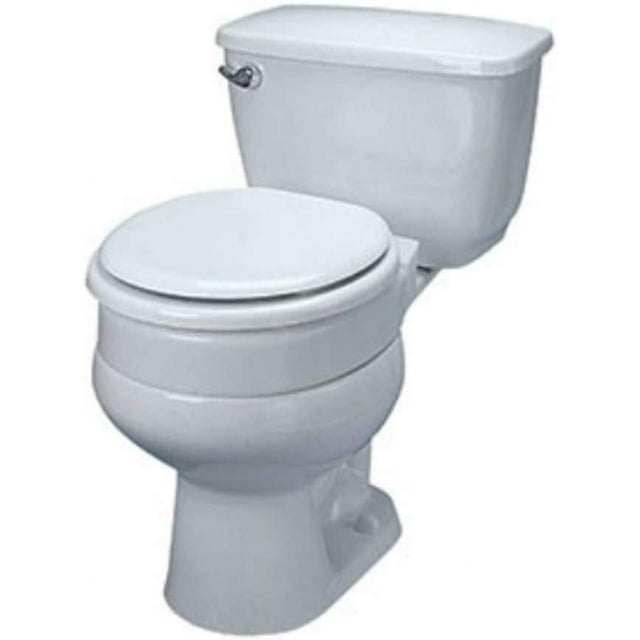 Hinged Elevated Raised Toilet Seat, Round Toilets - Walmart.com