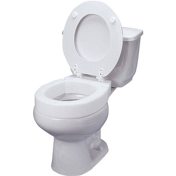 Heavy Duty Hinged Elevated Toilet Seat for Mobility Difficulties ...