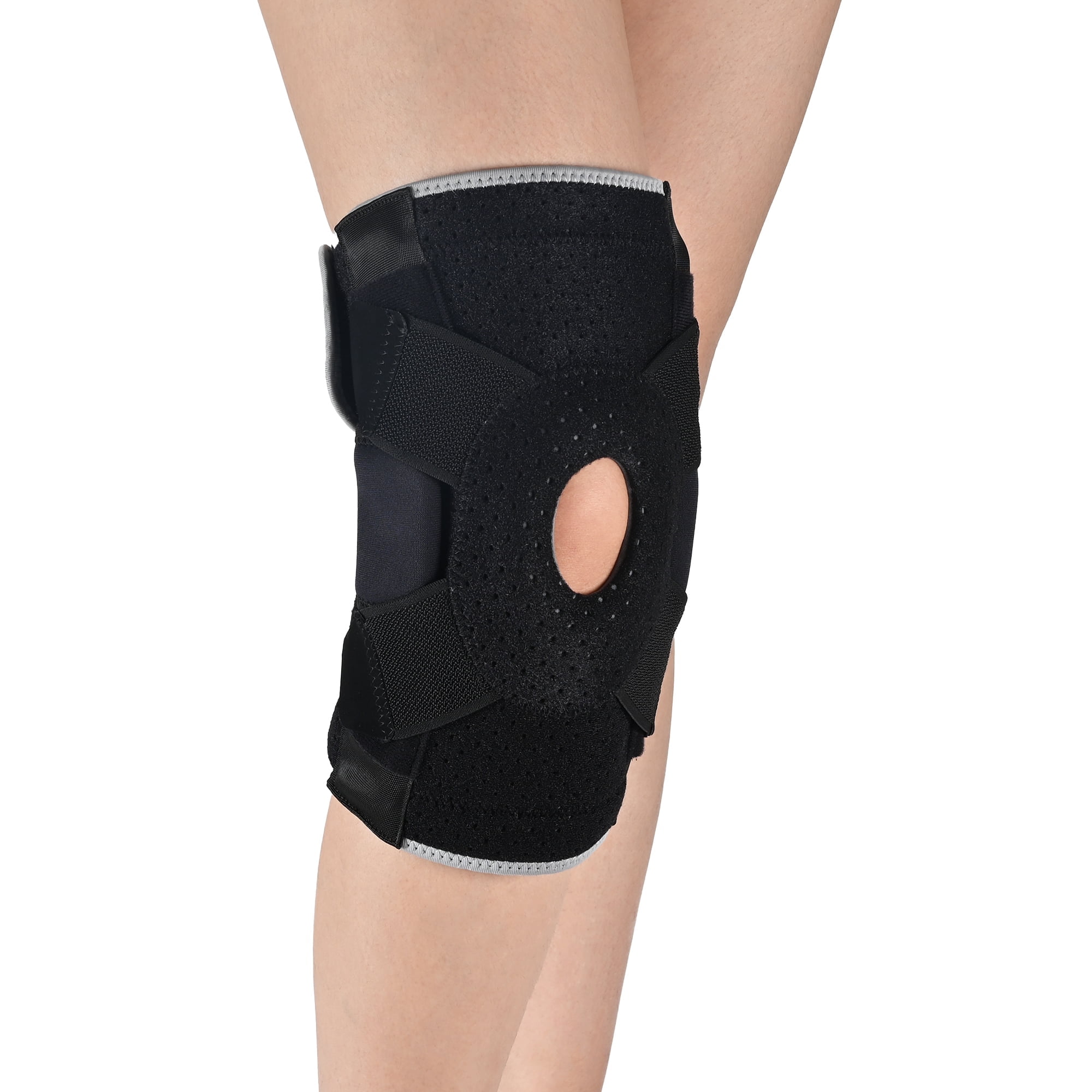 HLTHZONE Hinged Knee Brace for Knee Pain Relief & Arthritis - Removable ...