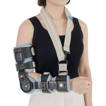 Hinged ROM Elbow Brace, Adjustable Range of Motion Support for Arm ...