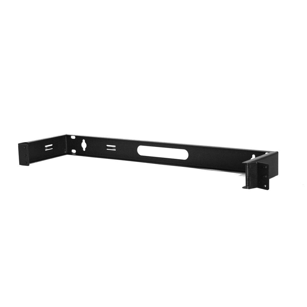 Hinged Wall Mount Bracket, 1U, 19" x 6"D, Black - Walmart.com