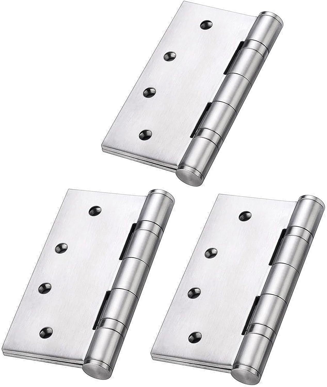 Hinges, 3 Pack Door Hinges 304 Stainless Steel Hinges 4" Heavy Duty ...