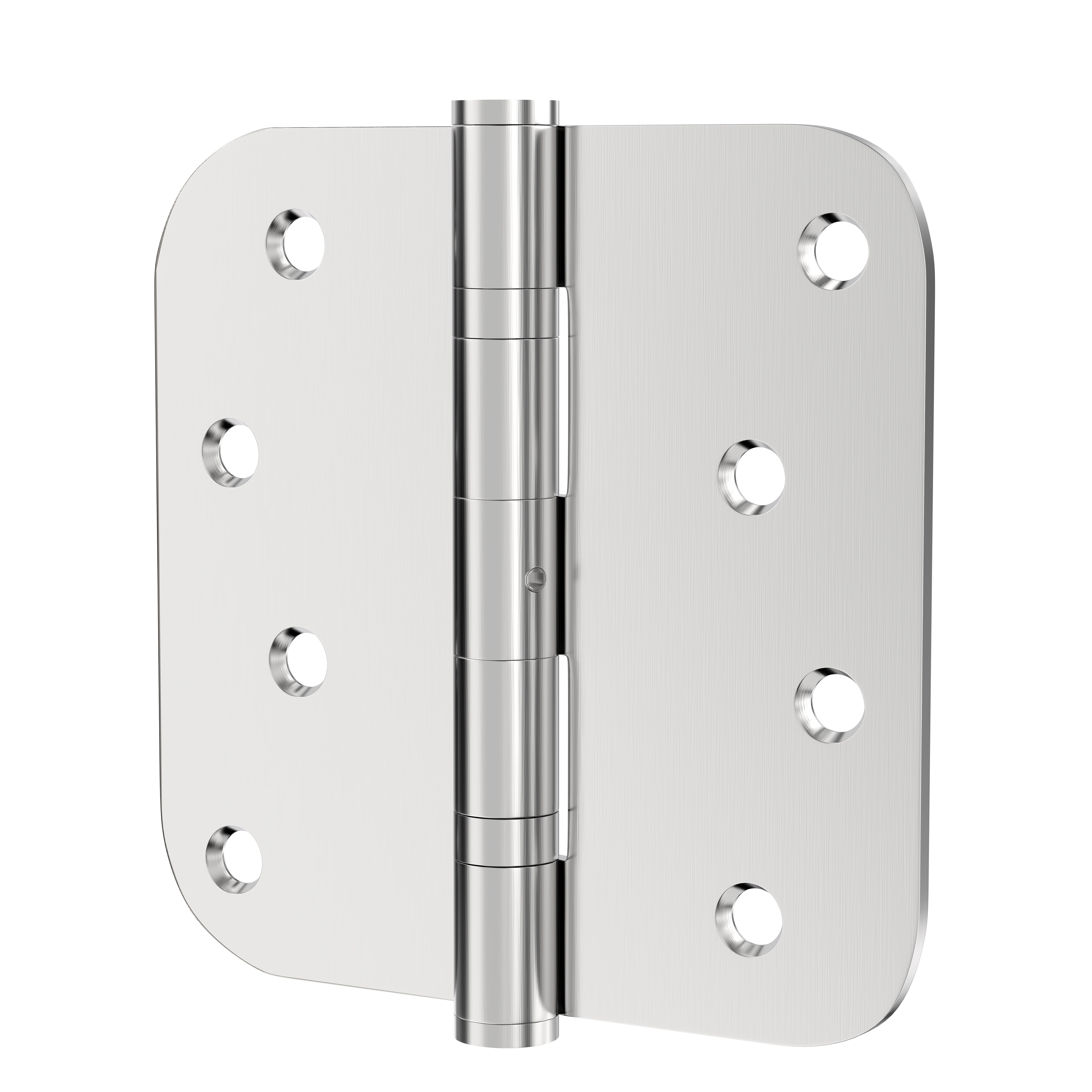 Hinges, 3 Pack Door Hinges 4 Inch Stainless Steel Hinges with Rounded 5 ...
